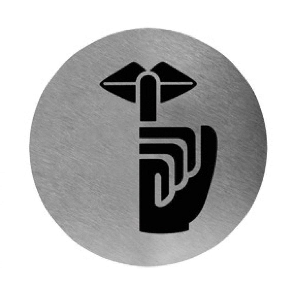 Pictogram RVS stilte - PS0008CS