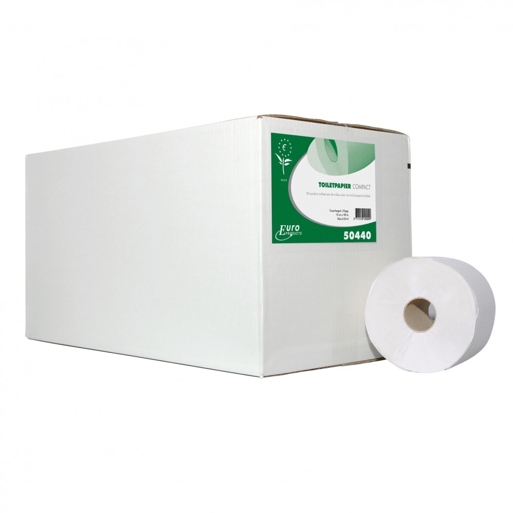 Toiletpapier Compact tissue 100 meter 2-lg - 50440 | Emtra Hygiëne Service